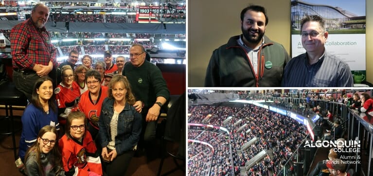 Alumni Gather at Annual Sens Game | Alumni & Friends Network