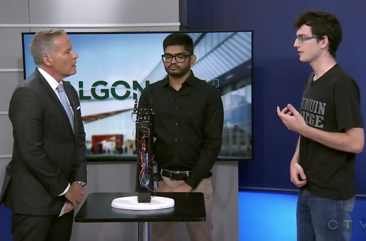 Voice-Activated Bionic Arm on CTV Ottawa | Applied Research