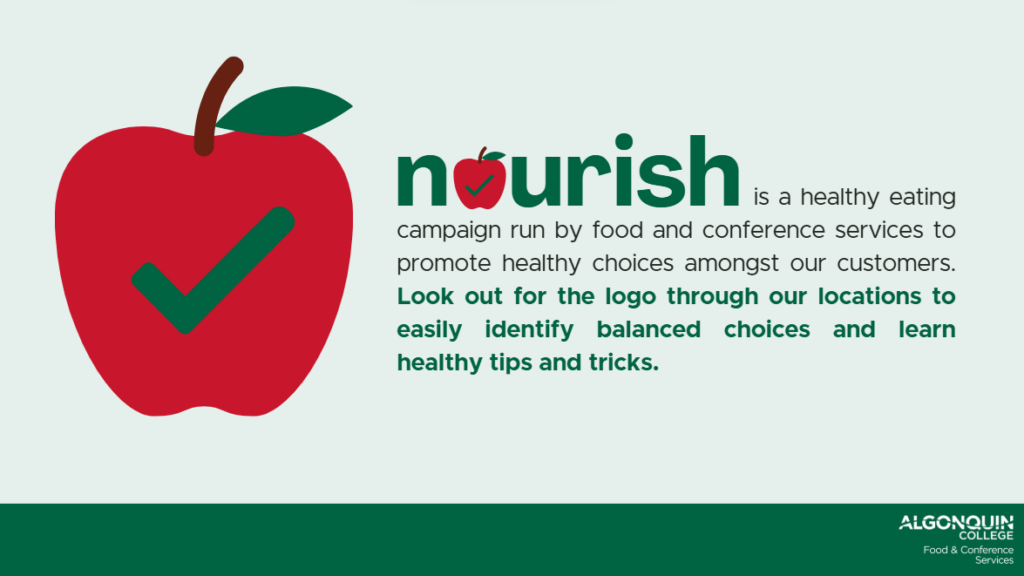 Nourish – Healthy Eating Campaign | Food & Conference Services