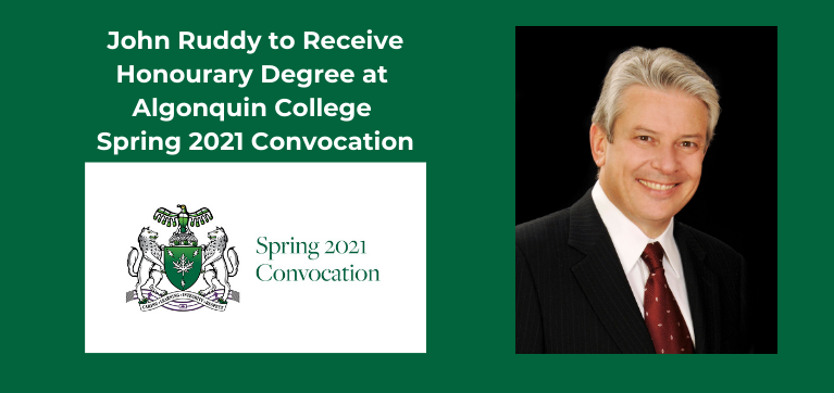 Community Builder John Ruddy to Receive Honorary Degree from Algonquin ...