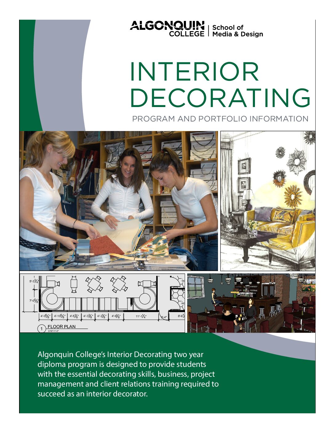 2023.2024 Interior Decorating Portfolio Info Booklet - Registrar's Office